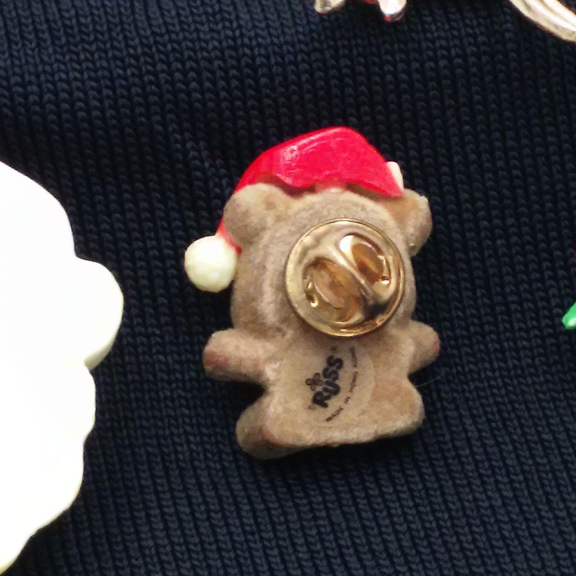 Lot of 12 Vintage Christmas Novelty Brooches Lapel Pins 1"-2" Hallmark ...