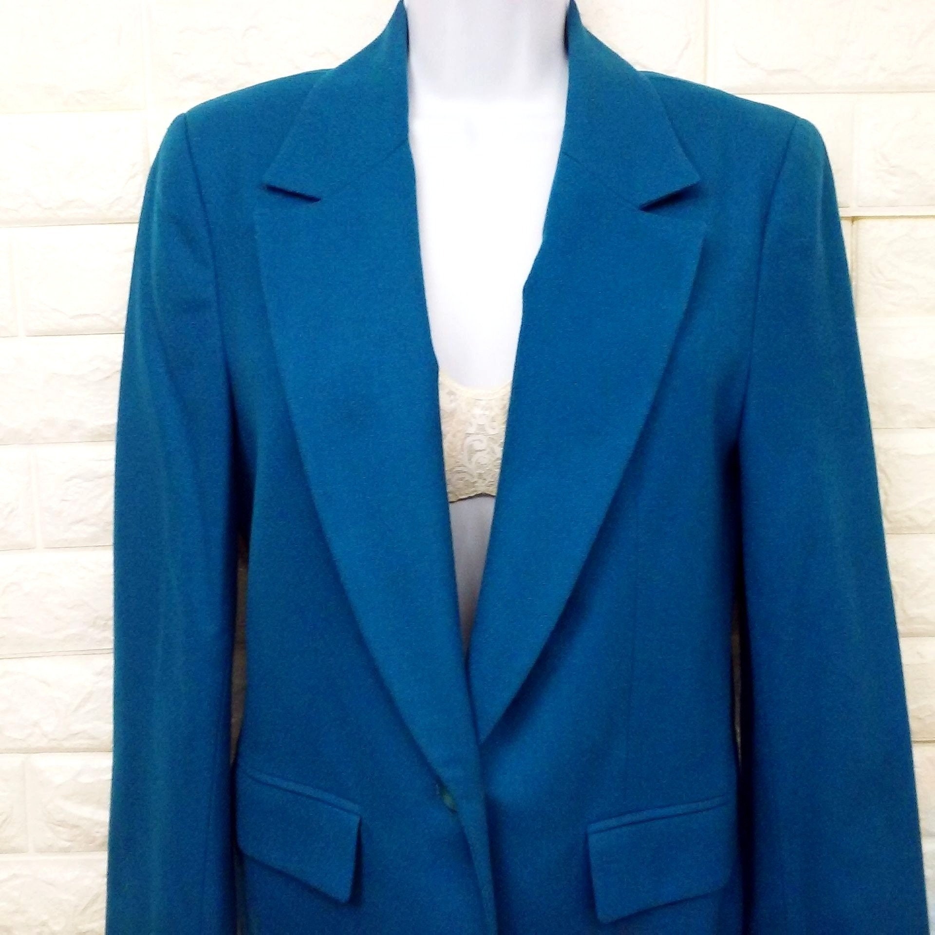 Vintage 70s Pendleton USA Classic Blazer Single-button Ladies-8 Virgin ...