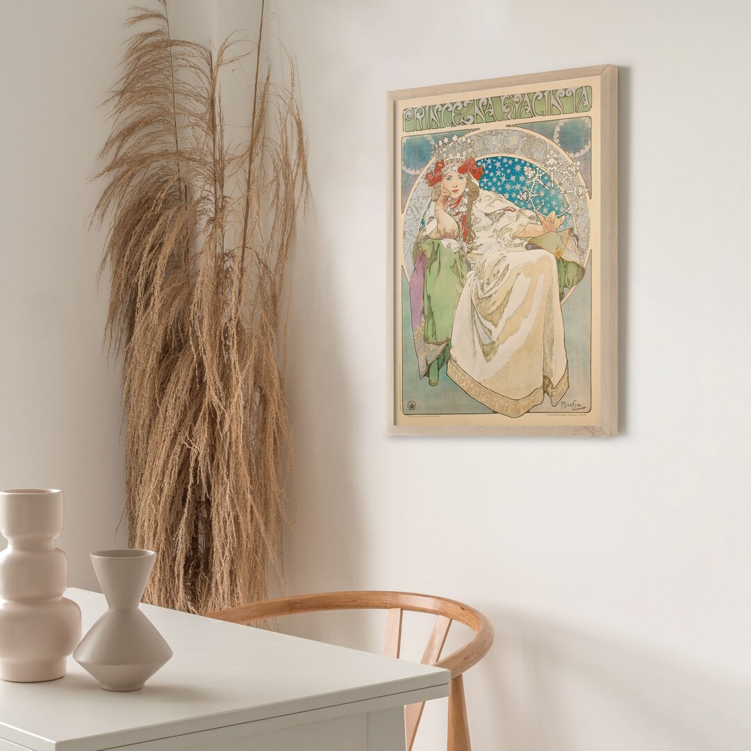 Alphonse Mucha Poster Digital Download -princess Hyacinthe _ 1911 ...