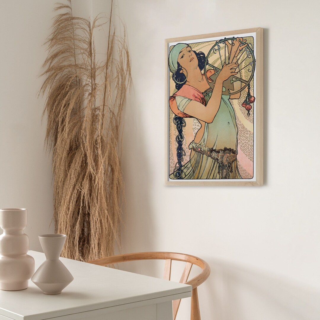 Alphonse Mucha Poster Digital Download -salome _ 1897 -mucha Wall Art ...