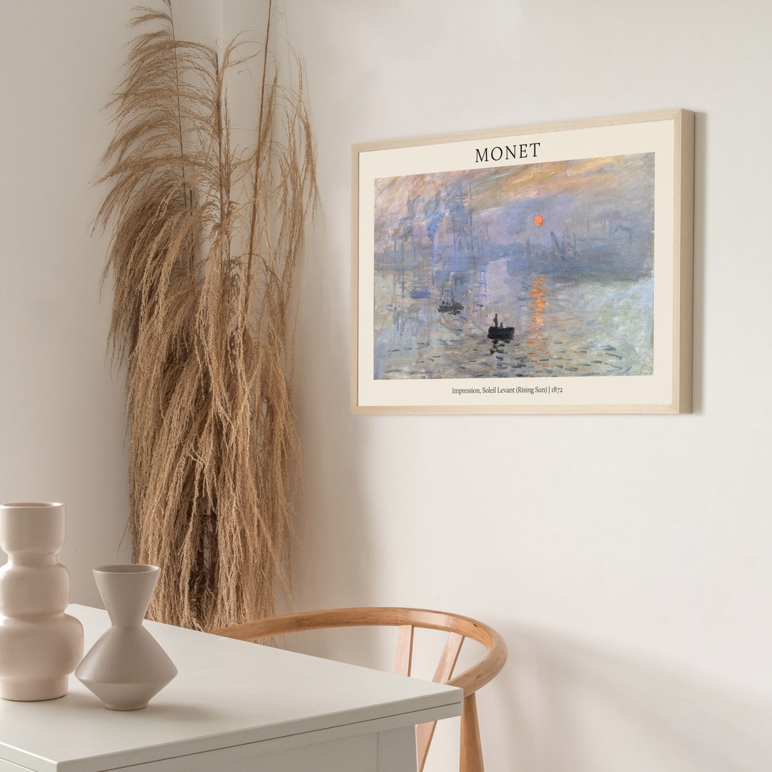 Claude Monet Poster Digital Download- Impression, Soleil Levant (rising ...