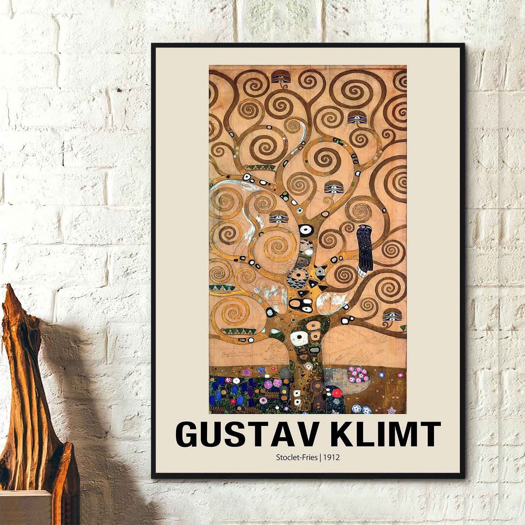 Gustav Klimt Art Print Stoclet Fries 1912 - Gustav Klimt Print, Gustav ...
