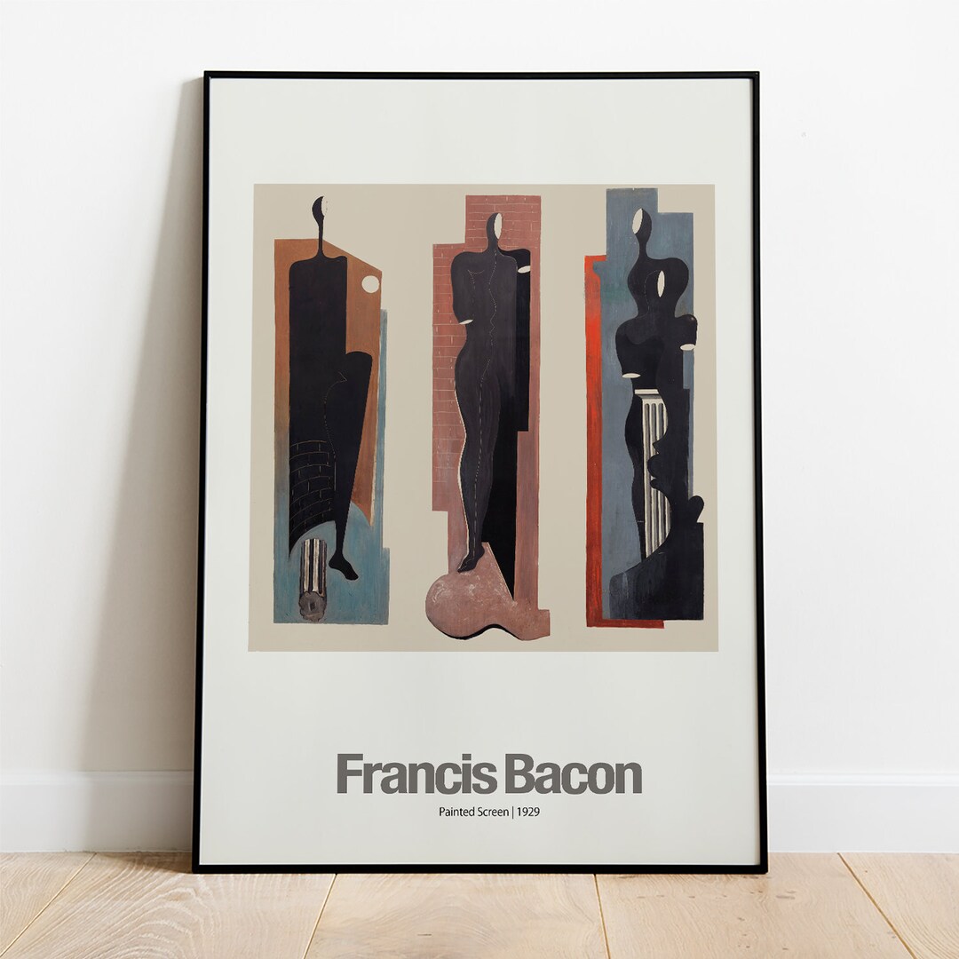 Francis Bacon Exhibition Poster - Painted Screen _ 1929- Painting Art ...