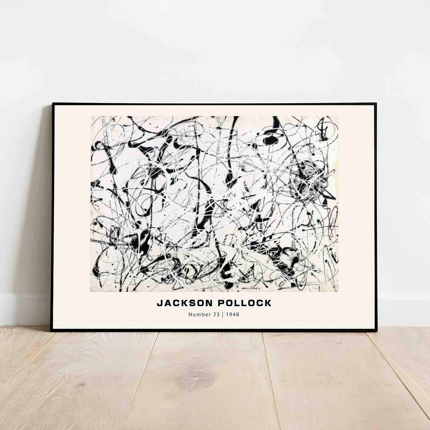 Jackson Pollock -number 17A 1948 - Poster, Jackson Pollock Poster ...