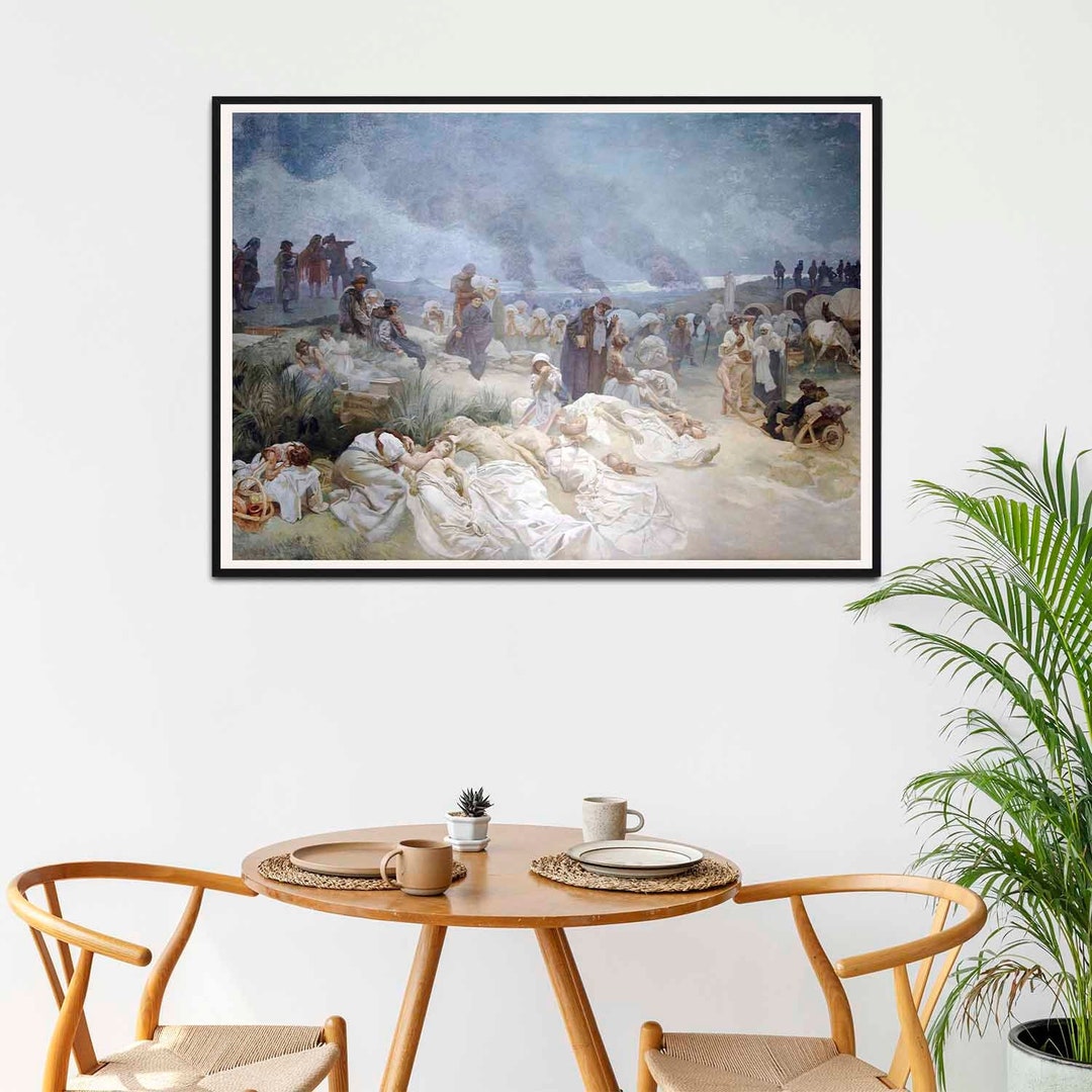 Alphonse Mucha Print- the Slav Epic- Cicle XII 1912- Art Nouveau Poster ...