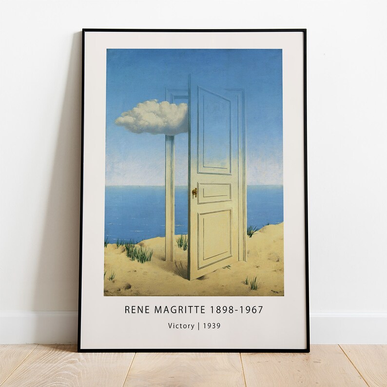Rene Magritte Exhibition Poster - Victory 1939- Painting Art, Modern ...