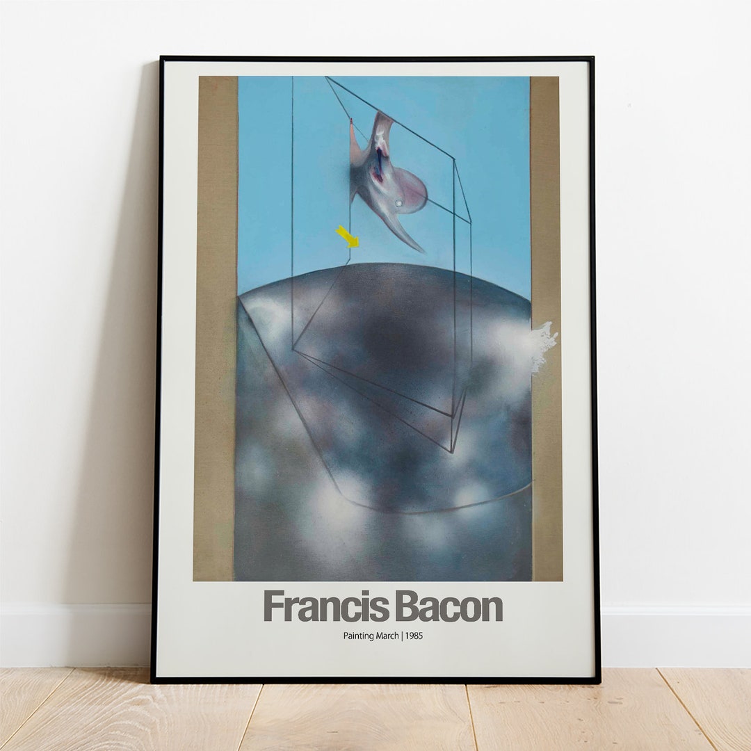 Francis Bacon Exhibition Poster -painting March _ 1985- Painting Art ...