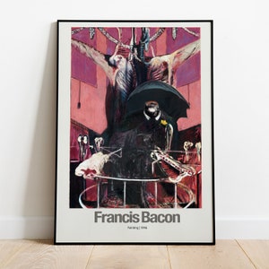 Francis Bacon Exhibition Poster -painting _ 1946- Painting Art Modern ...