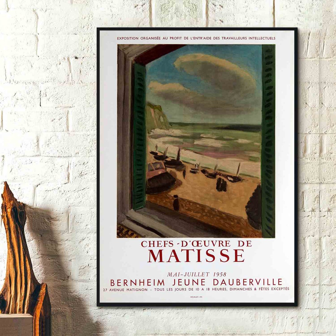 Henri Matisse Exhibition Poster Art- Galerie Bernheim Jeune (after ...