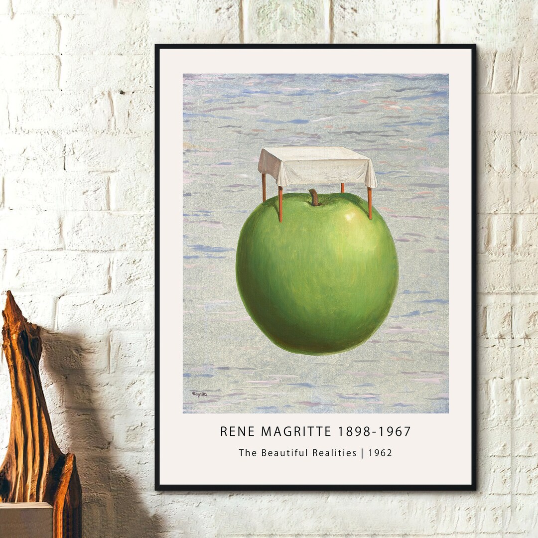 Rene Magritte Exhibition Poster - the Beautiful Realities 1962 ...