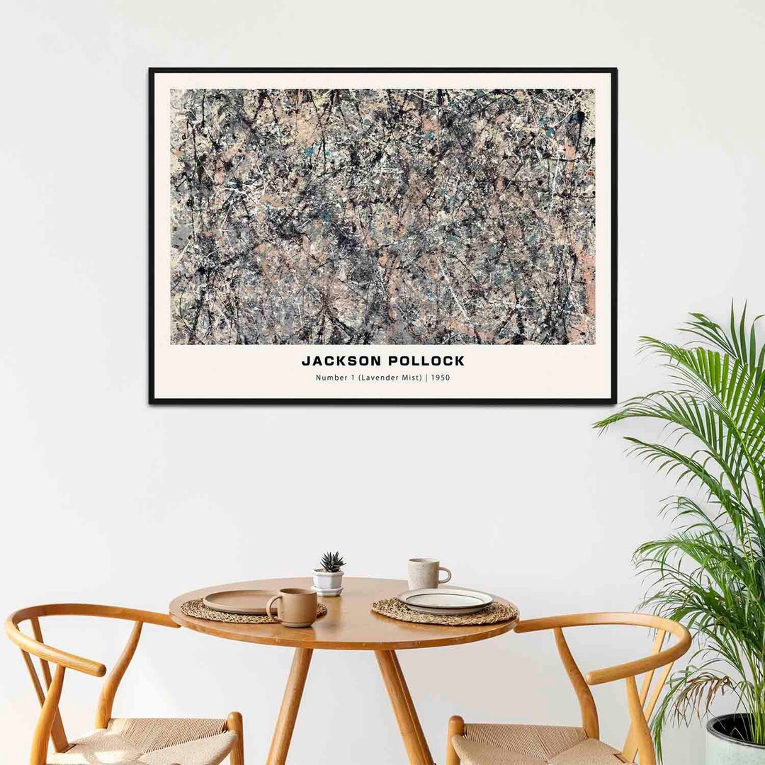 Jackson Pollock -number 1 (lavender Mist) 1950- Poster, Jackson Pollock ...