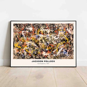 Jackson Pollock - Convergence 1952 - Poster, Jackson Pollock Poster ...