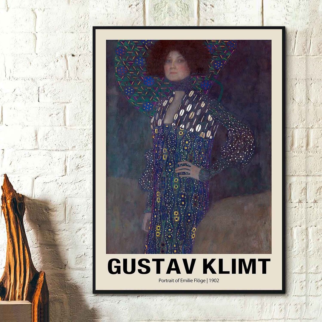 Gustav Klimt Art Print- Portrait of Emilie Floge 1902 - Gustav Klimt ...