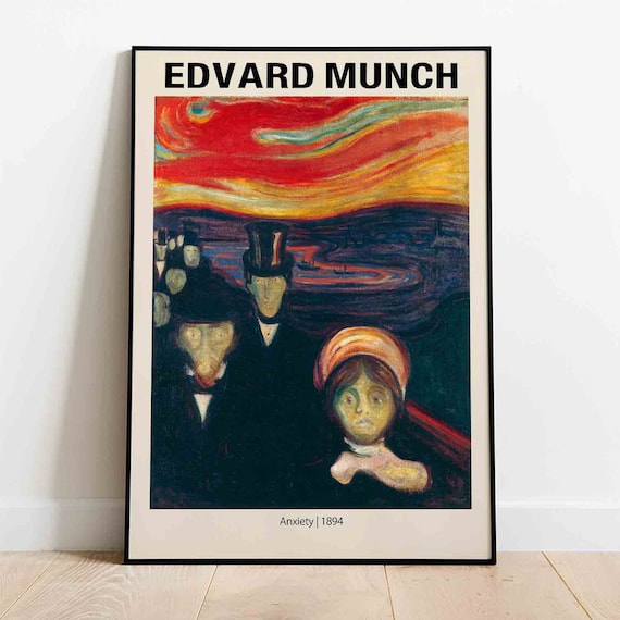 Edvard Munch Anxiety Becoming Edvard Munch: Influence, Anxiety, And