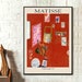 Henri Matisse Exhibition Poster Art- L_atelier Rouge _ 1911 Modern ...