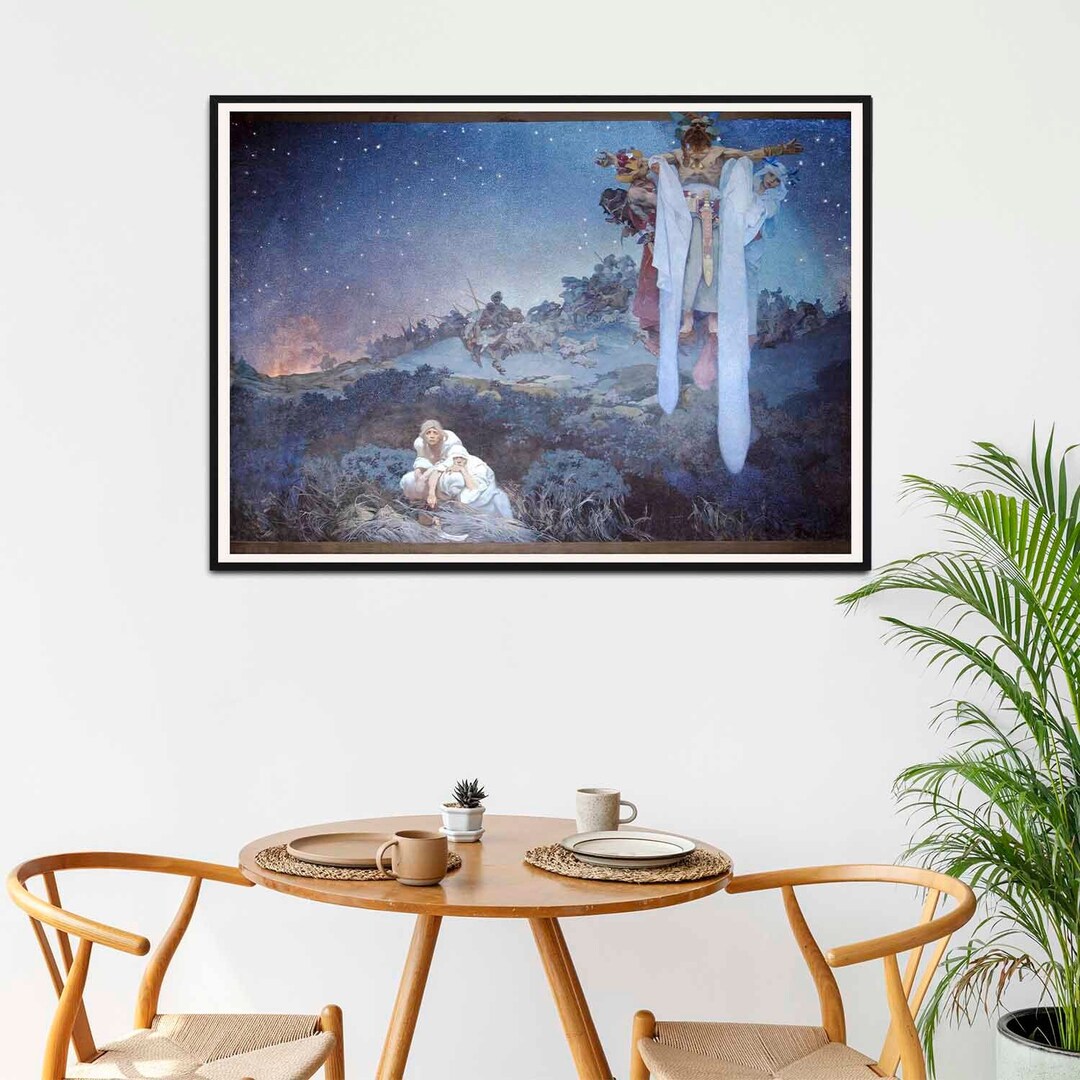 Alphonse Mucha Print- the Slav Epic - Cicle I 1912 -art Nouveau Poster ...