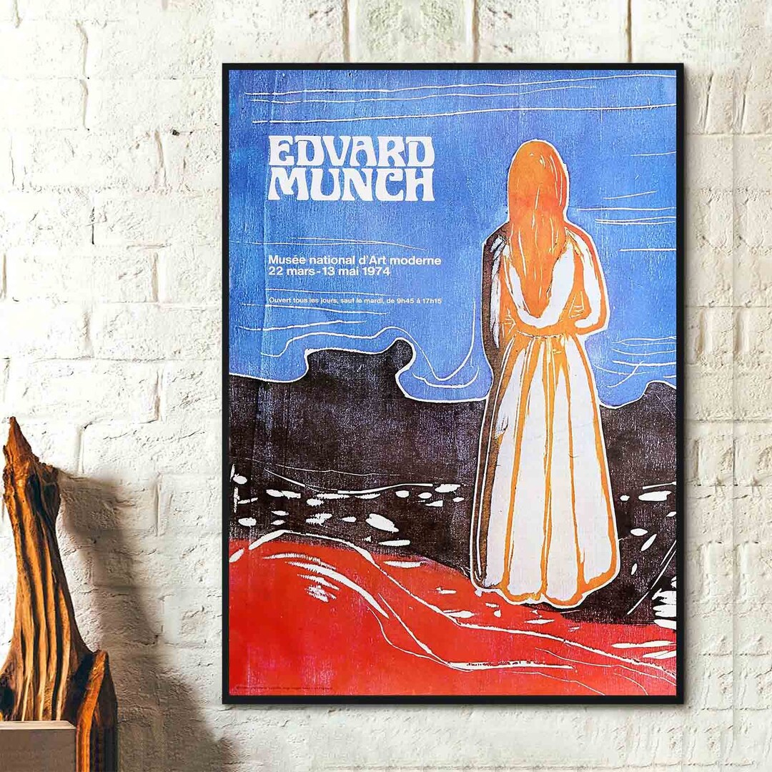 Edvard Munch Art Prints- Musse National D Art Moderne 1974 -edvard ...