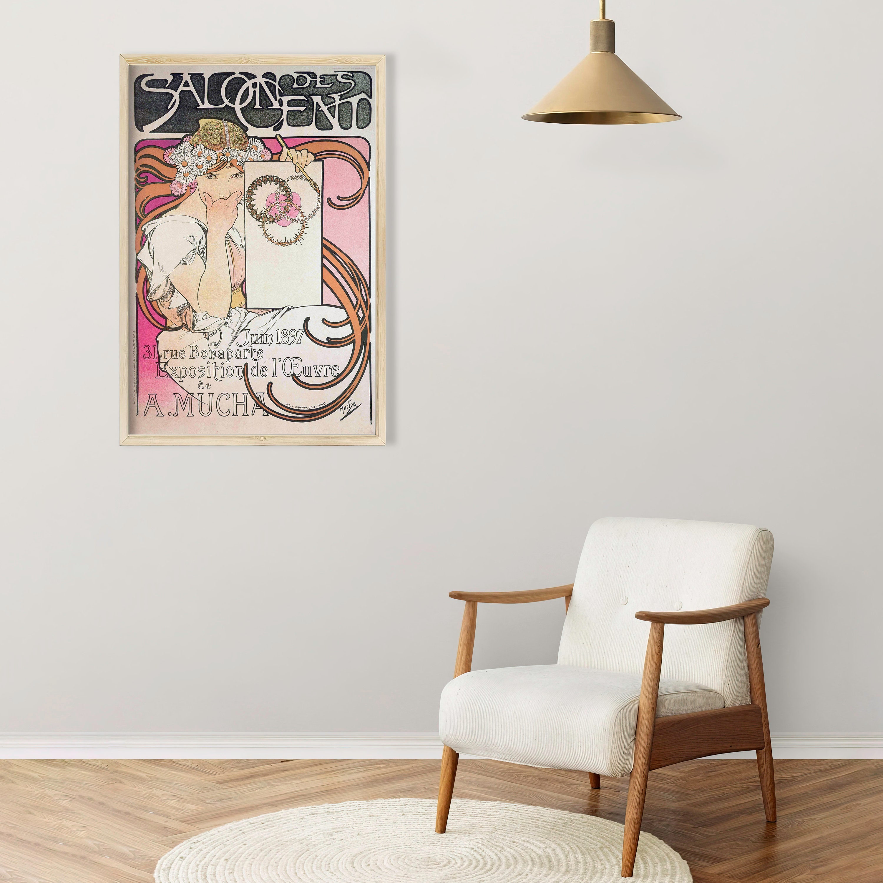 Alphonse Mucha Poster Digital Download - Untitled-1salon Des Cent ...