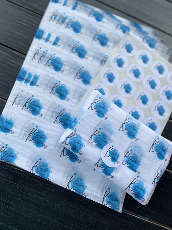 CUSTOM Tissue paper logo tissue custom packaging tissue | Etsy
