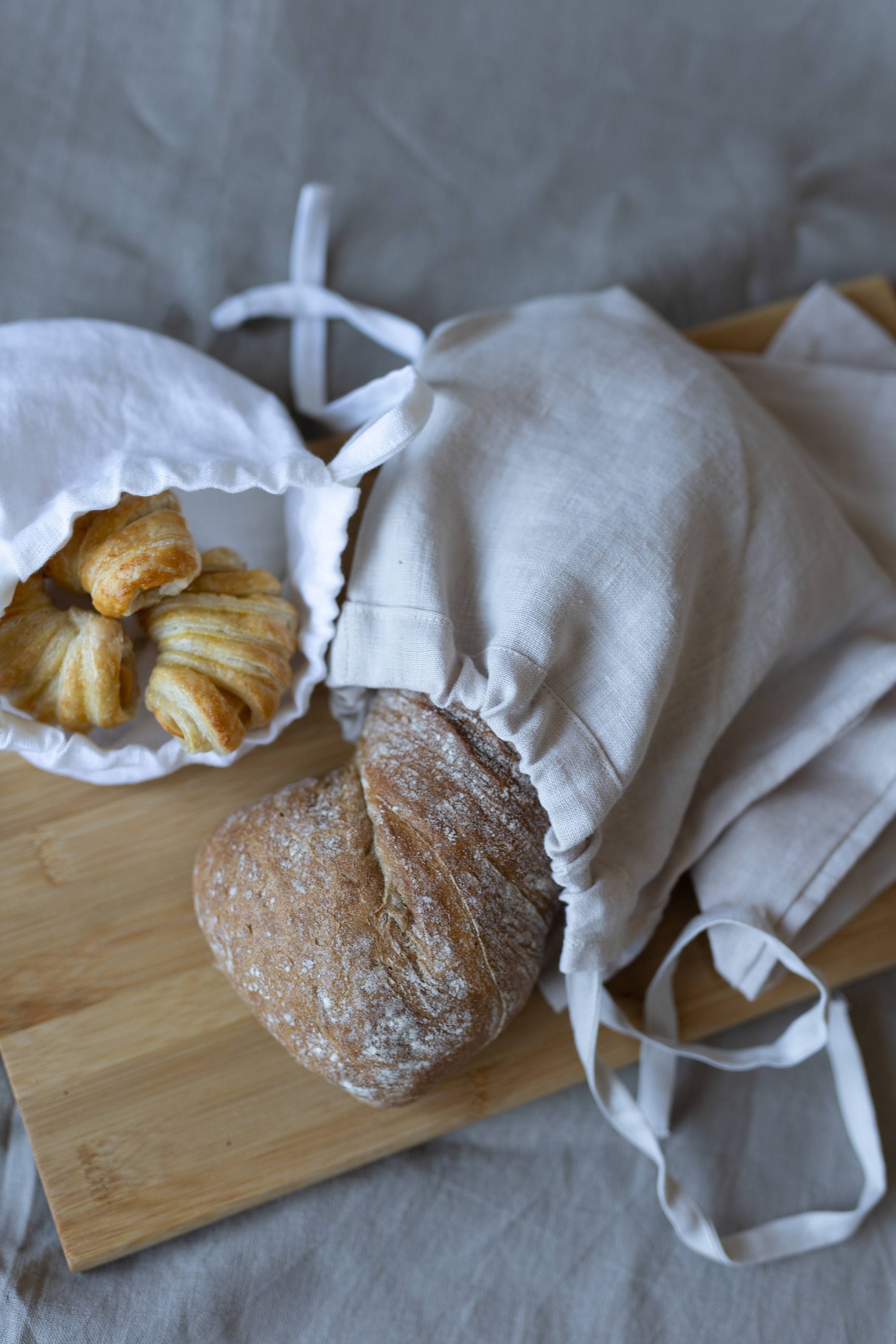 Linen Bread Bag - Etsy