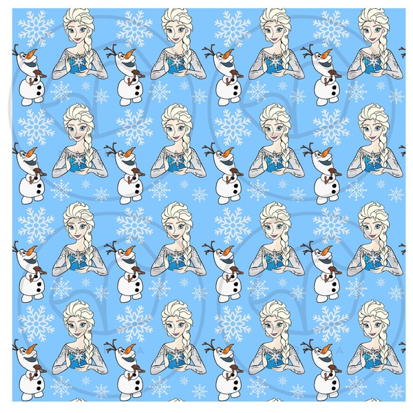 Frozen Fabric - Etsy