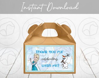 Frozen Elsa Gable Box - Etsy