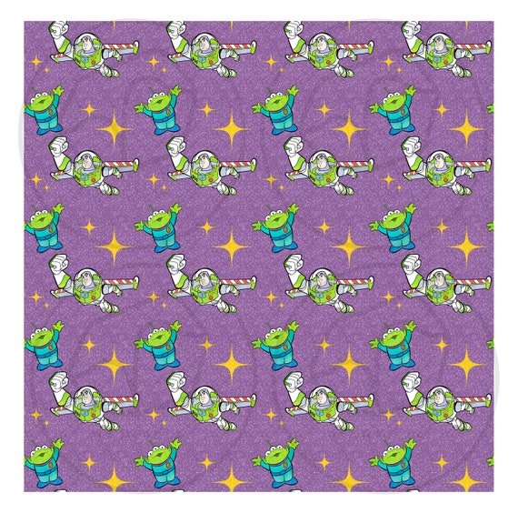 Buzz Seamless Pattern Toy Story Pattern Fabric Lightyear - Etsy