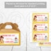 Princess Belle Gable Gift Box Label Birthday Treat Box Label - Etsy