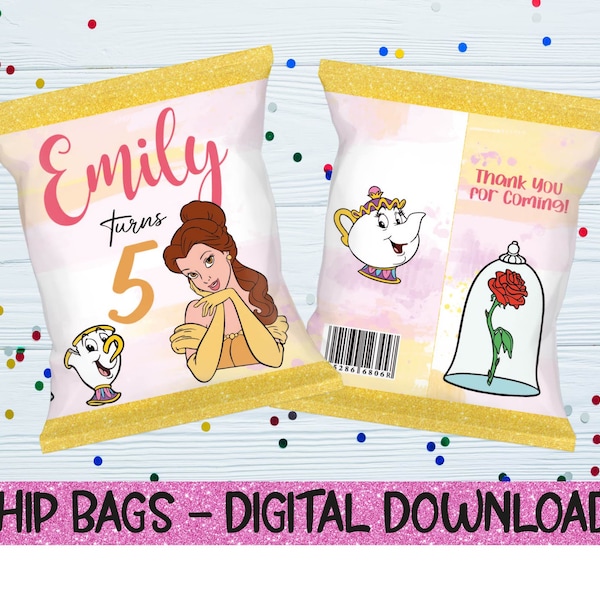 Belle Party Favors - Etsy