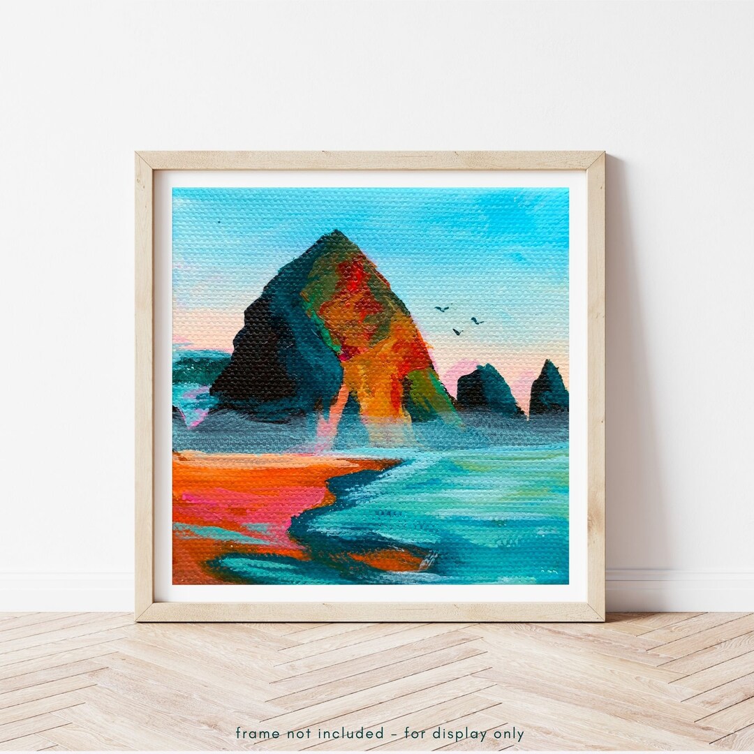 Oregon Print - Cannon Beach Oregon Wall Art, Pacific Northwest ...