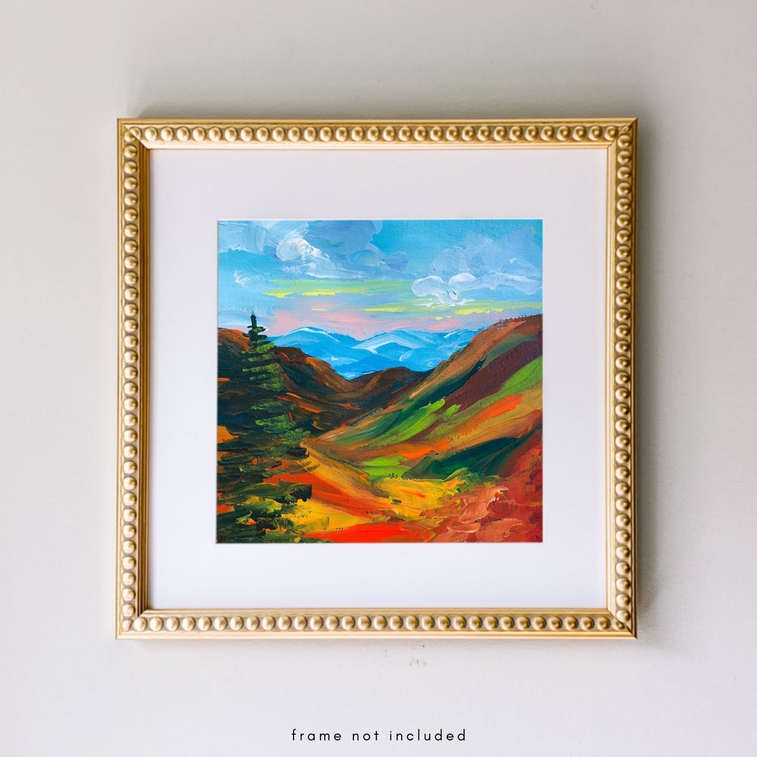 Copper Notch Print, Blue Ridge Mountain Wall Art, North Carolina Art ...