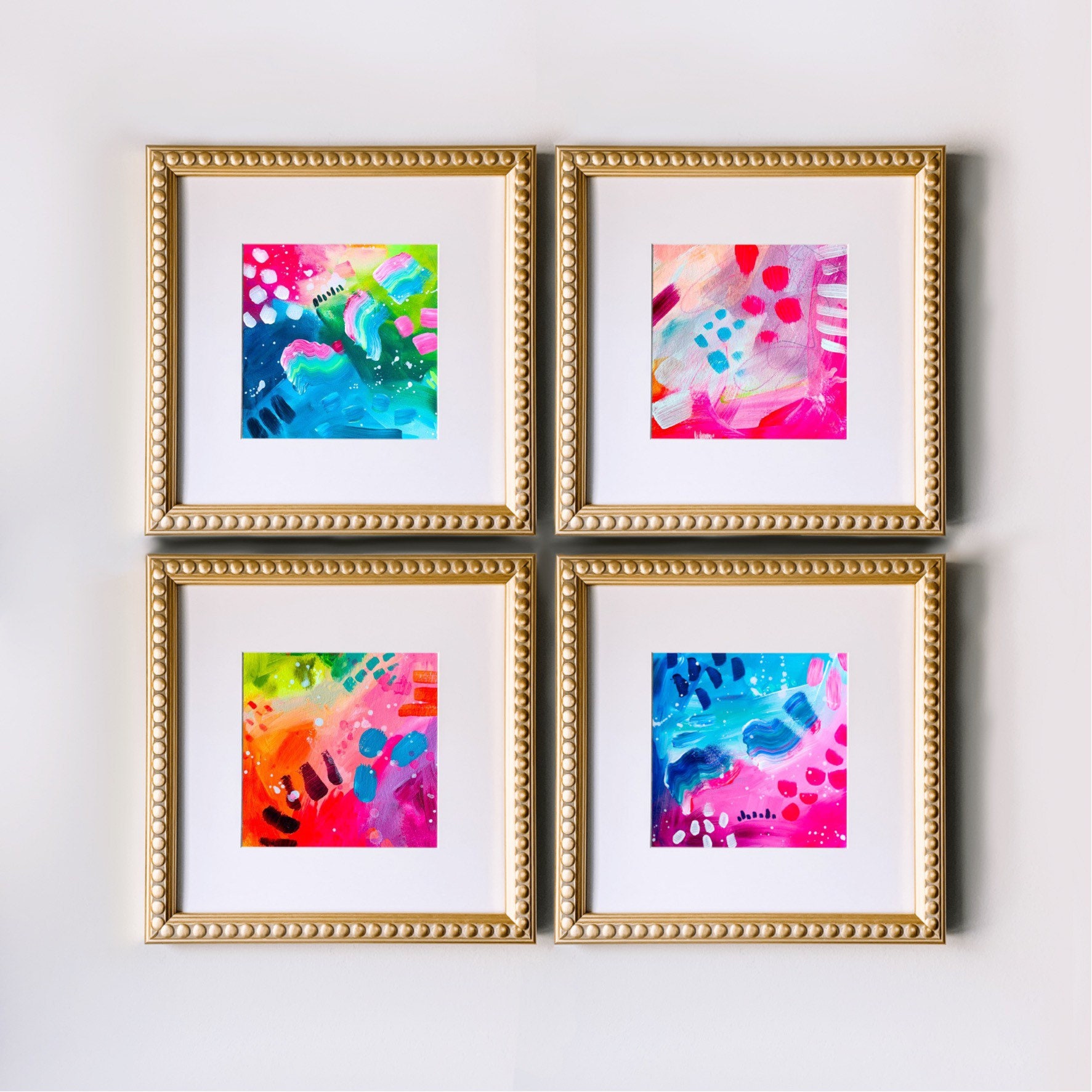 Custom Gallery Wall Set of 4 Prints of Your Choice Mix and - Etsy