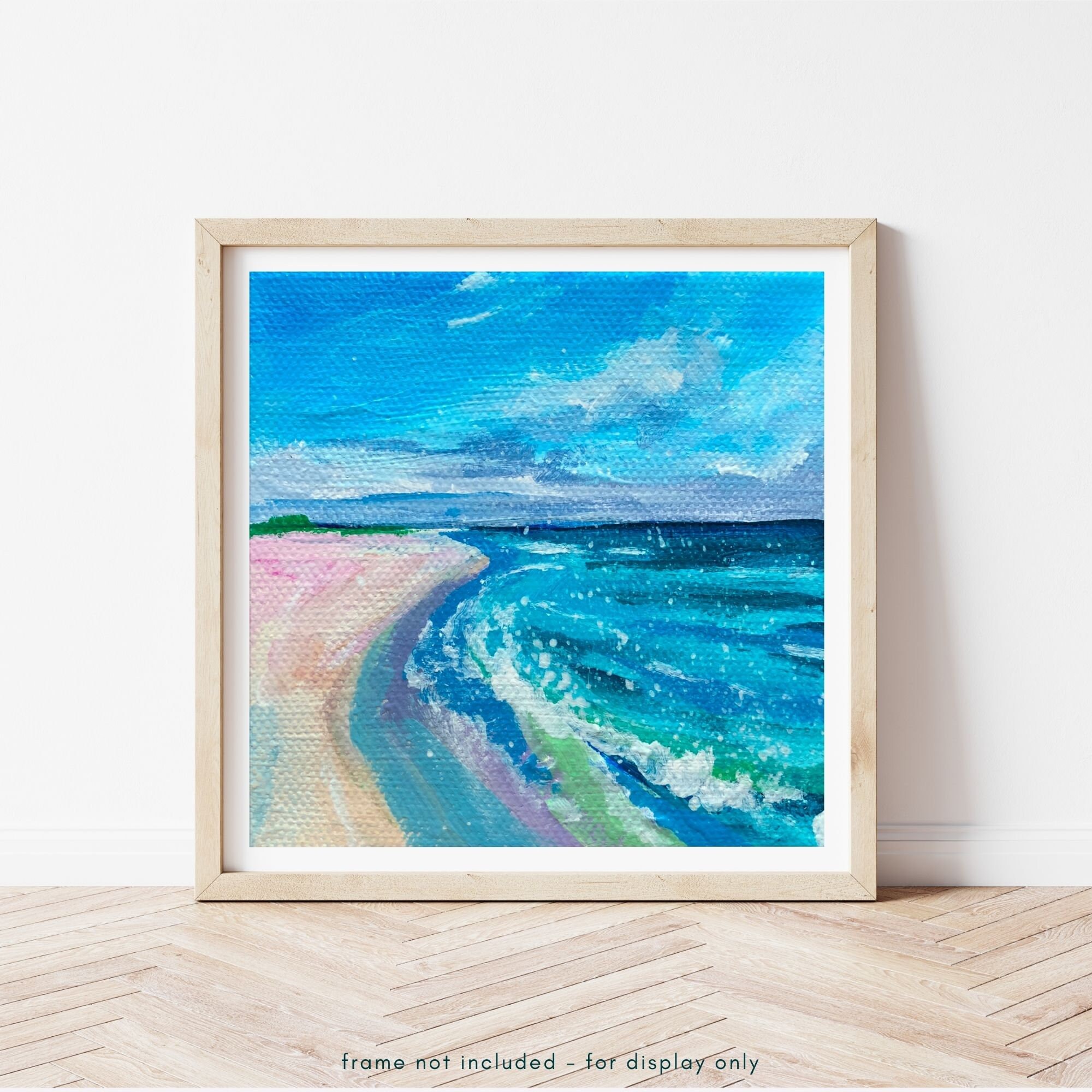 Alabama Print - Gulf Shores Wall Art, Gulf Coast Landscape Painting ...