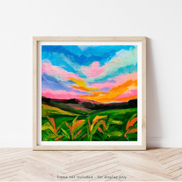 Iowa Landscape - Etsy