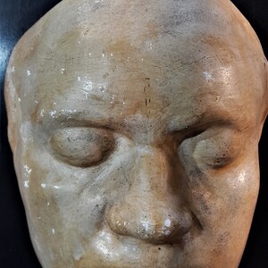 PLASTER DEATH MASK - Etsy