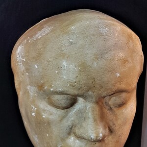 PLASTER DEATH MASK - Etsy