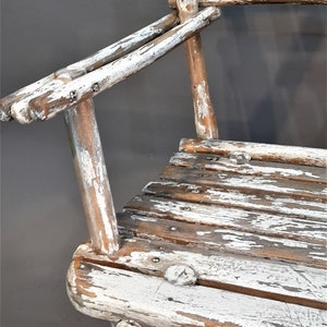 RUSTIC Simple WOODEN ARMCHAIR - Etsy