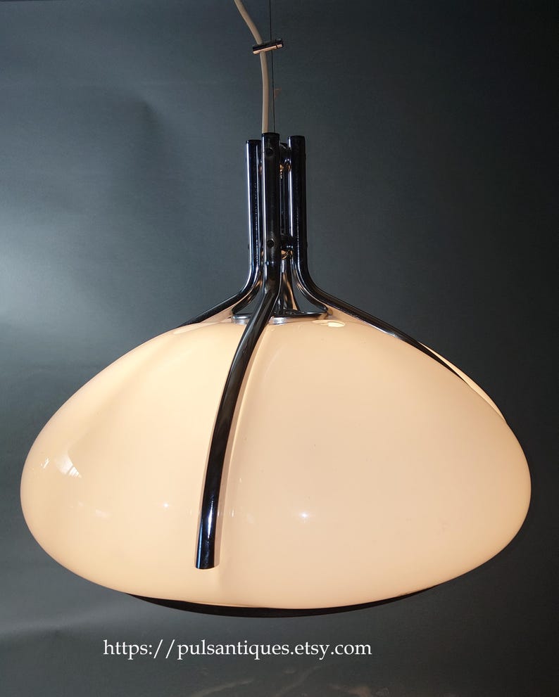 Rare Iconic Harvey Guzzini for Meblo Quadrofoglio Pendant Lamp – 1970s ...
