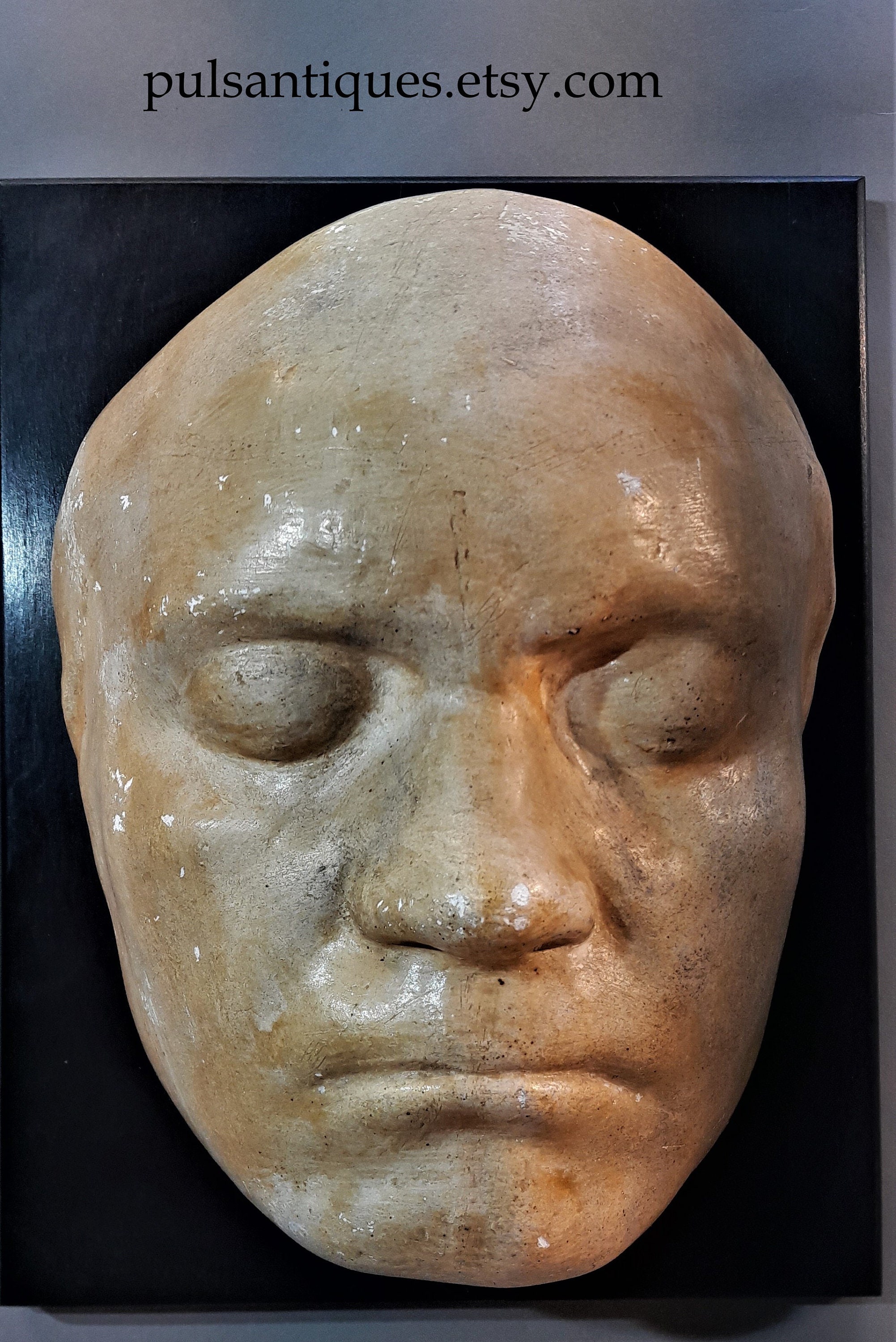PLASTER DEATH MASK - Etsy