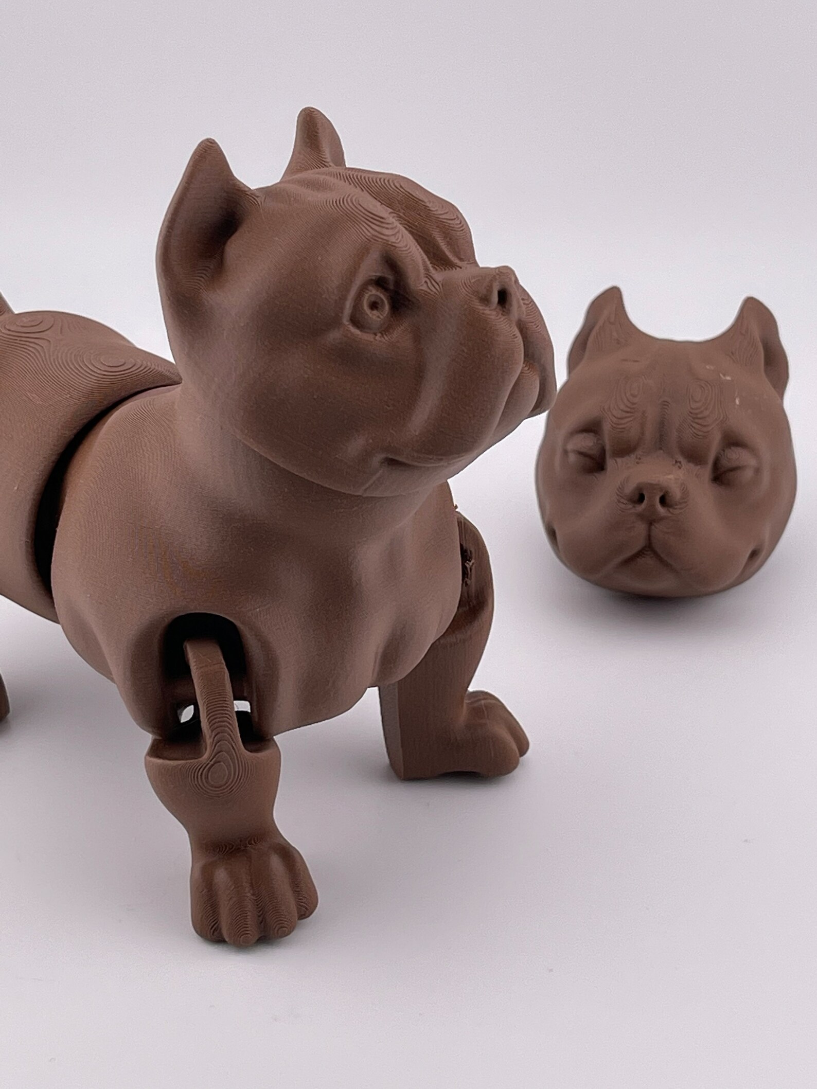 American Bully Articulating 3d Printed Toy - Etsy UK