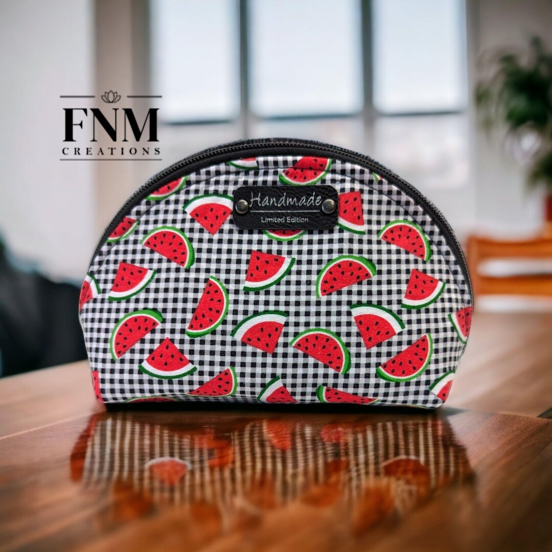 Mouth Watering Watermelon Clamshell/dumpling Cosmetics Zipper Bag - Etsy