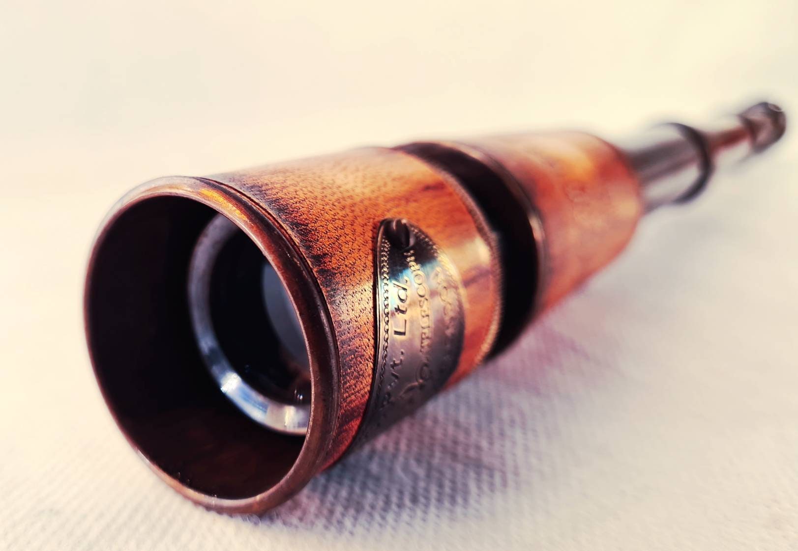 Antique Brass Telescope 14 inches long Spyglass | Etsy