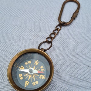 Keychain Compass - Etsy