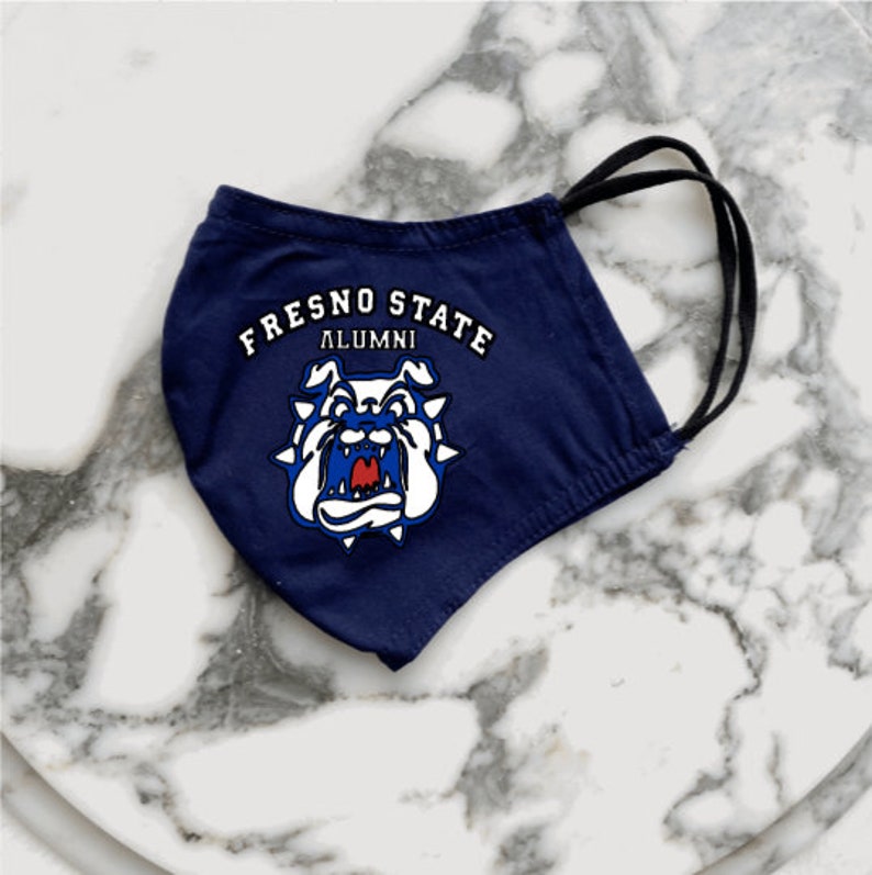 Fresno State Bulldog Alumni Face Mask 100% Cotton Fabric | Etsy