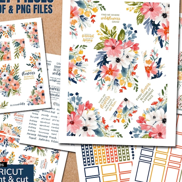 Printable Planner Stickers - Etsy