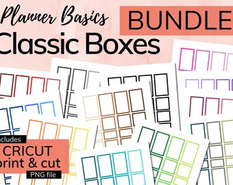 Sunflower Printable Planner Stickers Classic Happy Planner Instant ...