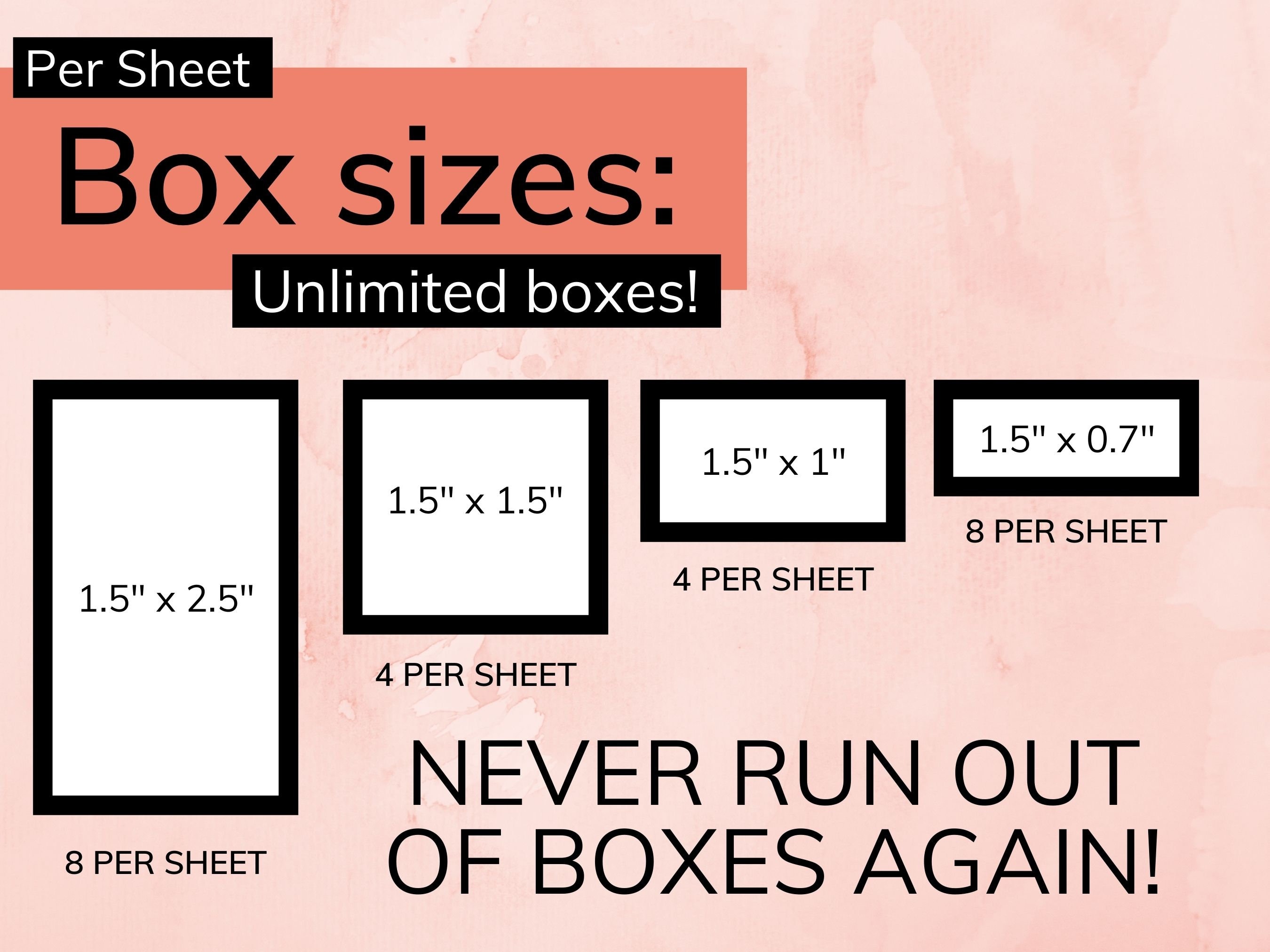 Green Box Stickers PRINTABLE Instant Download PDF & PNG Files cricut ...