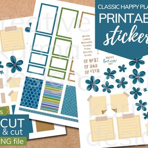 Printable Planner Stickers | Happy Planner | Dad Father's Day| Instant ...