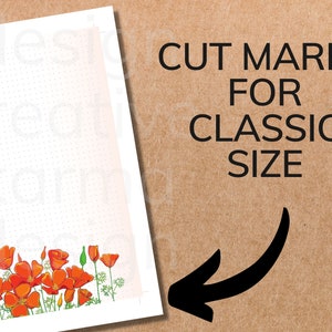Poppy Printable Insert Page, Happy Planner, Refill Filler Paper ...
