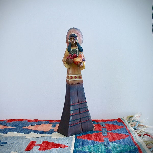 Native American Indian Statues and Figurines - Etsy